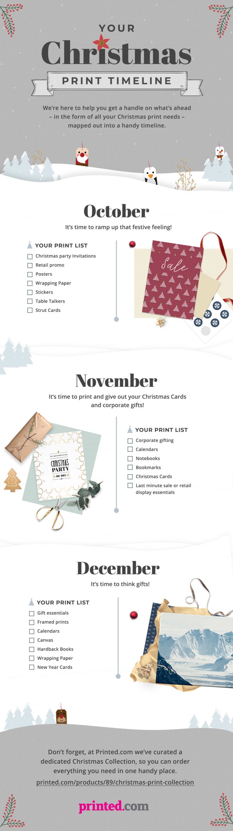Your FREE Christmas Print Timeline - Printed.com Blog