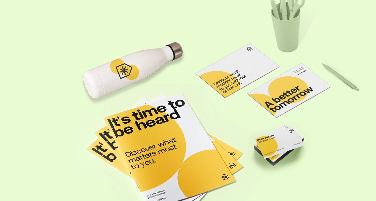 How should imprints be used on election and political campaign material?